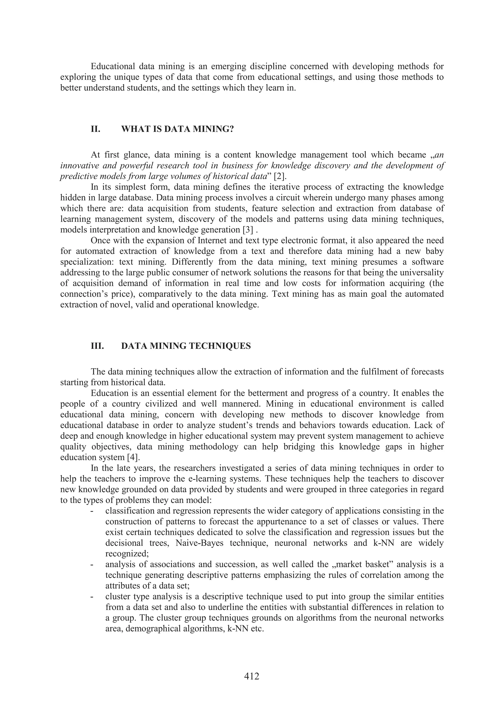 Using data mining in e learning-a generic framework for military education | PDF
