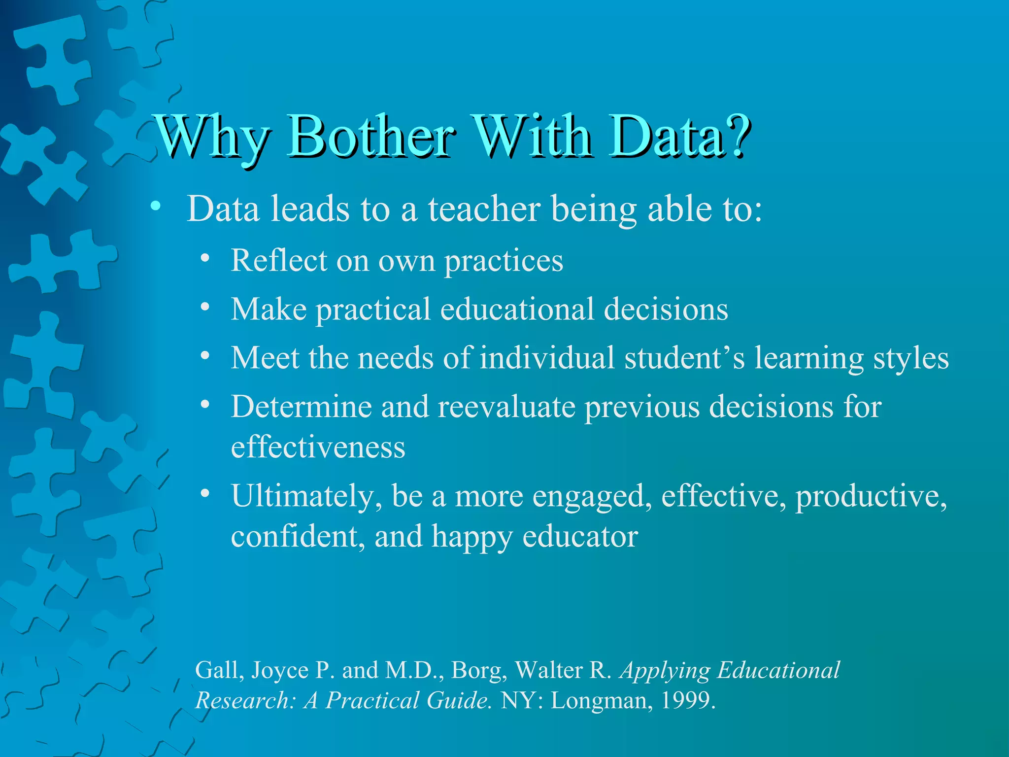 Using Data to Drive Instruction | PPT