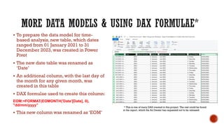 Using DAX & Time-based Analysis in Data Warehouse | PPT