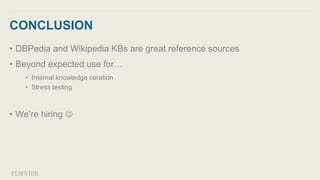 Knowledge Graph Construction and the Role of DBPedia | PPTX