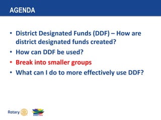 Using District Designated Funds | PPTX