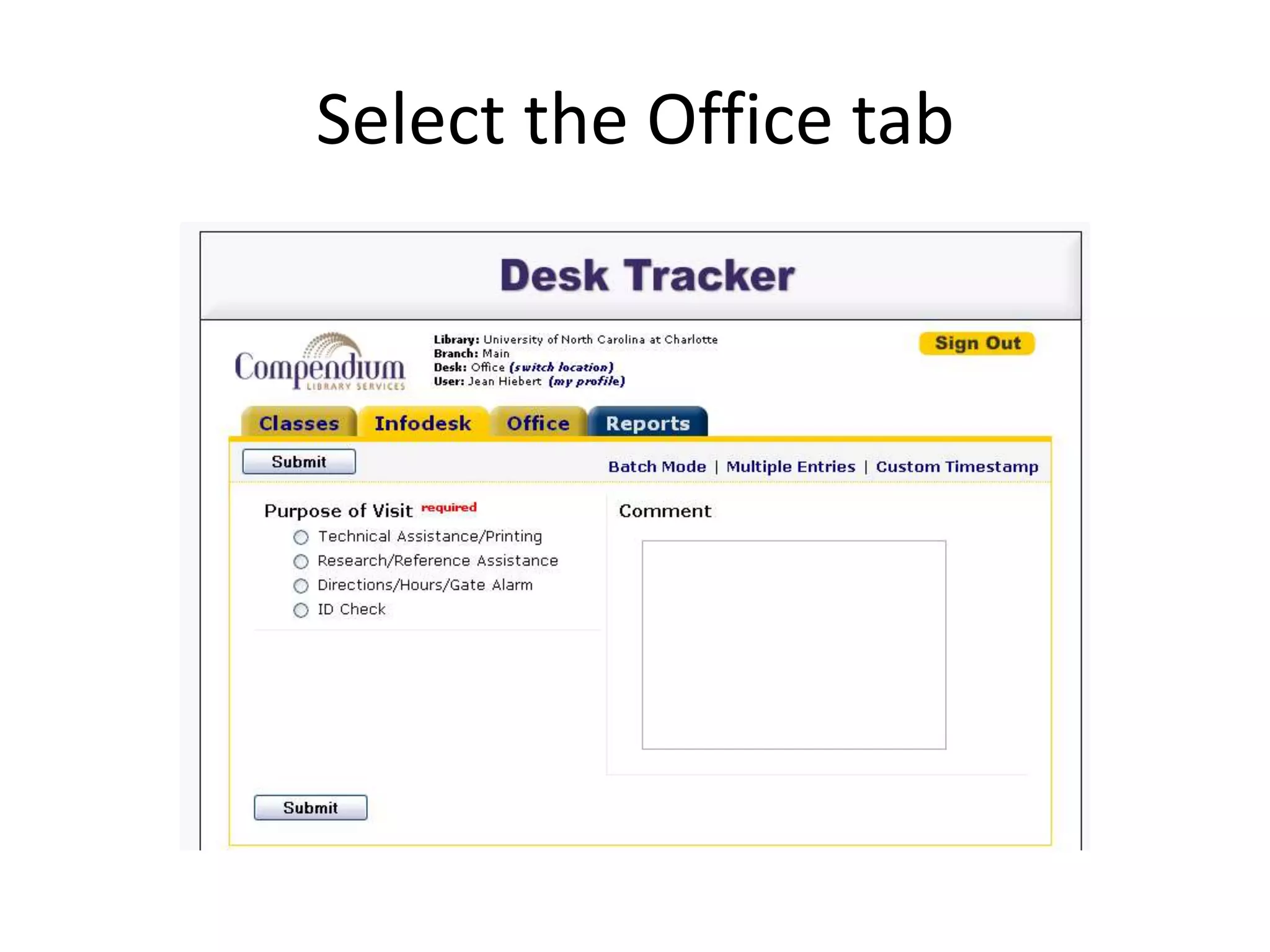 Using desk tracker | PPTX