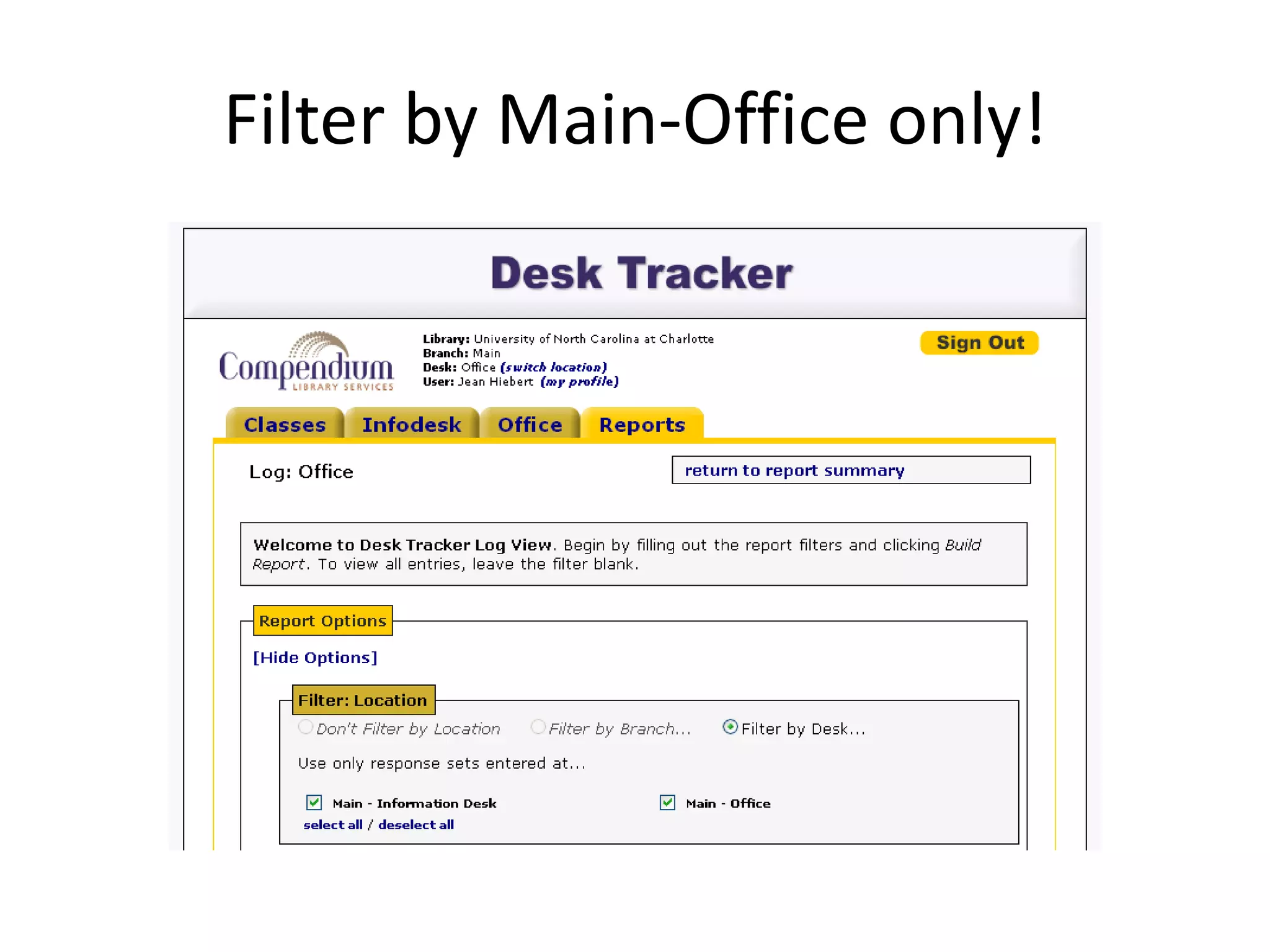 Using desk tracker | PPTX
