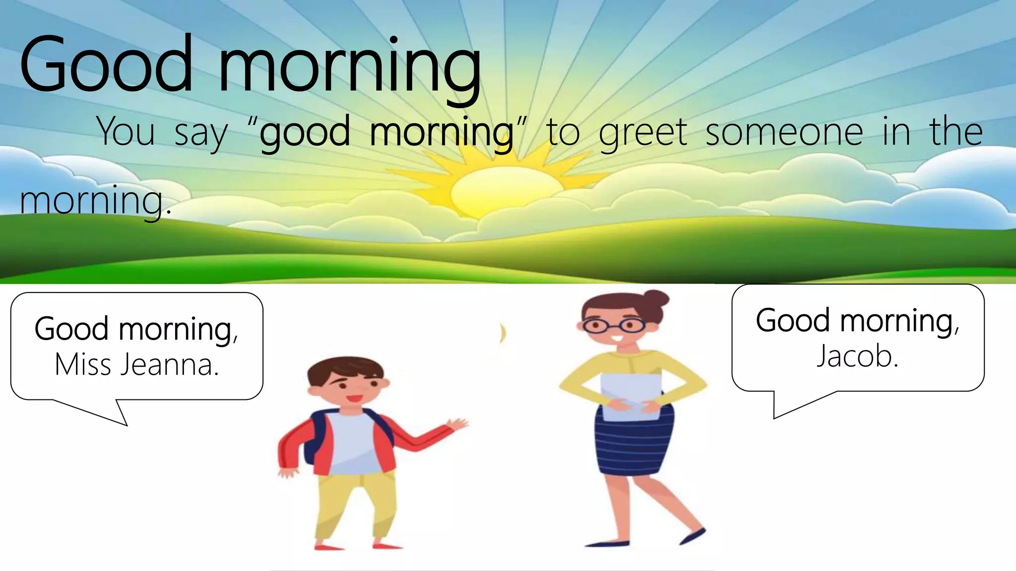 Using Different Greetings | PPT