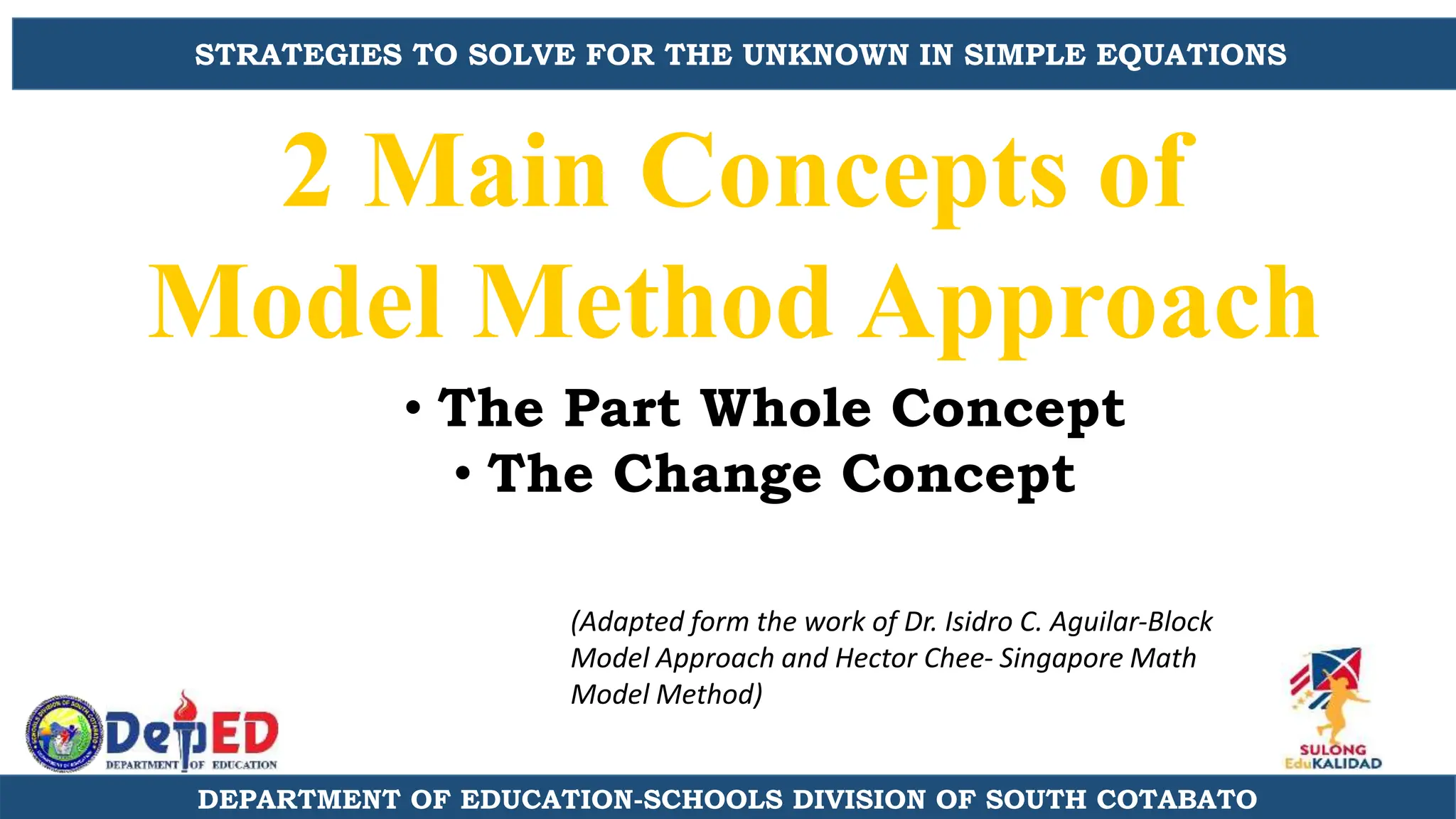 Using Different Strategies to Solve for the Unknown in Simple Equations ...