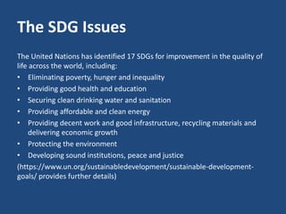 Using digital communication to improve sustainable development goal ...