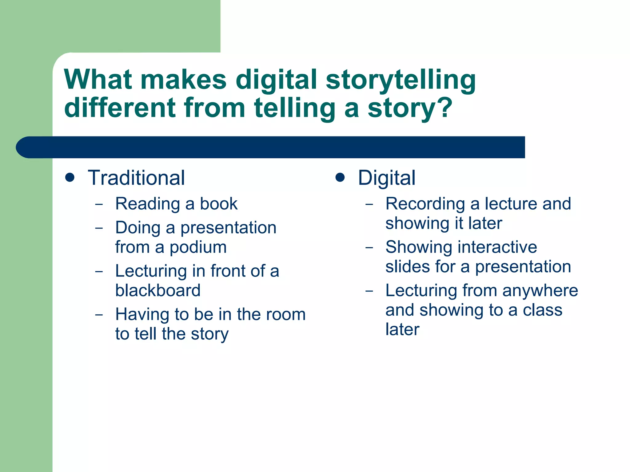 Using Digital Storytelling | PPT