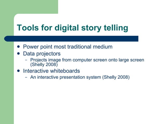Using Digital Storytelling | PPT