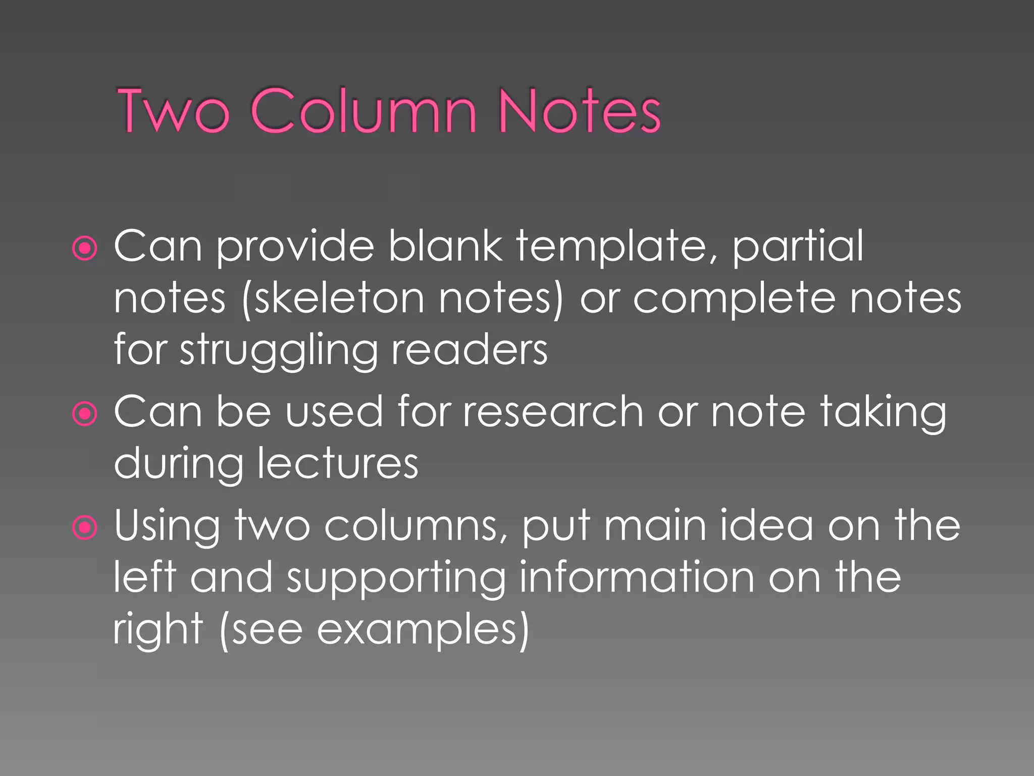 Using digital webs & notes in the english | PPTX