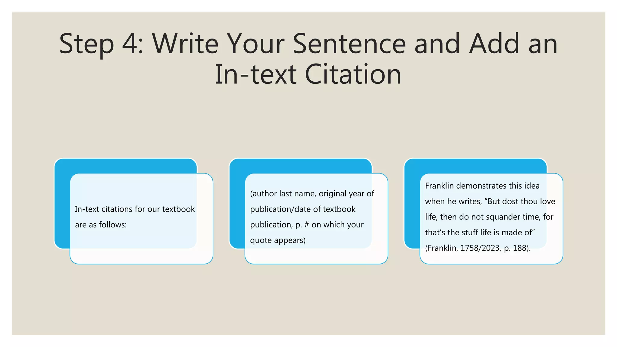 Using direct quotations AML1000 | PPTX