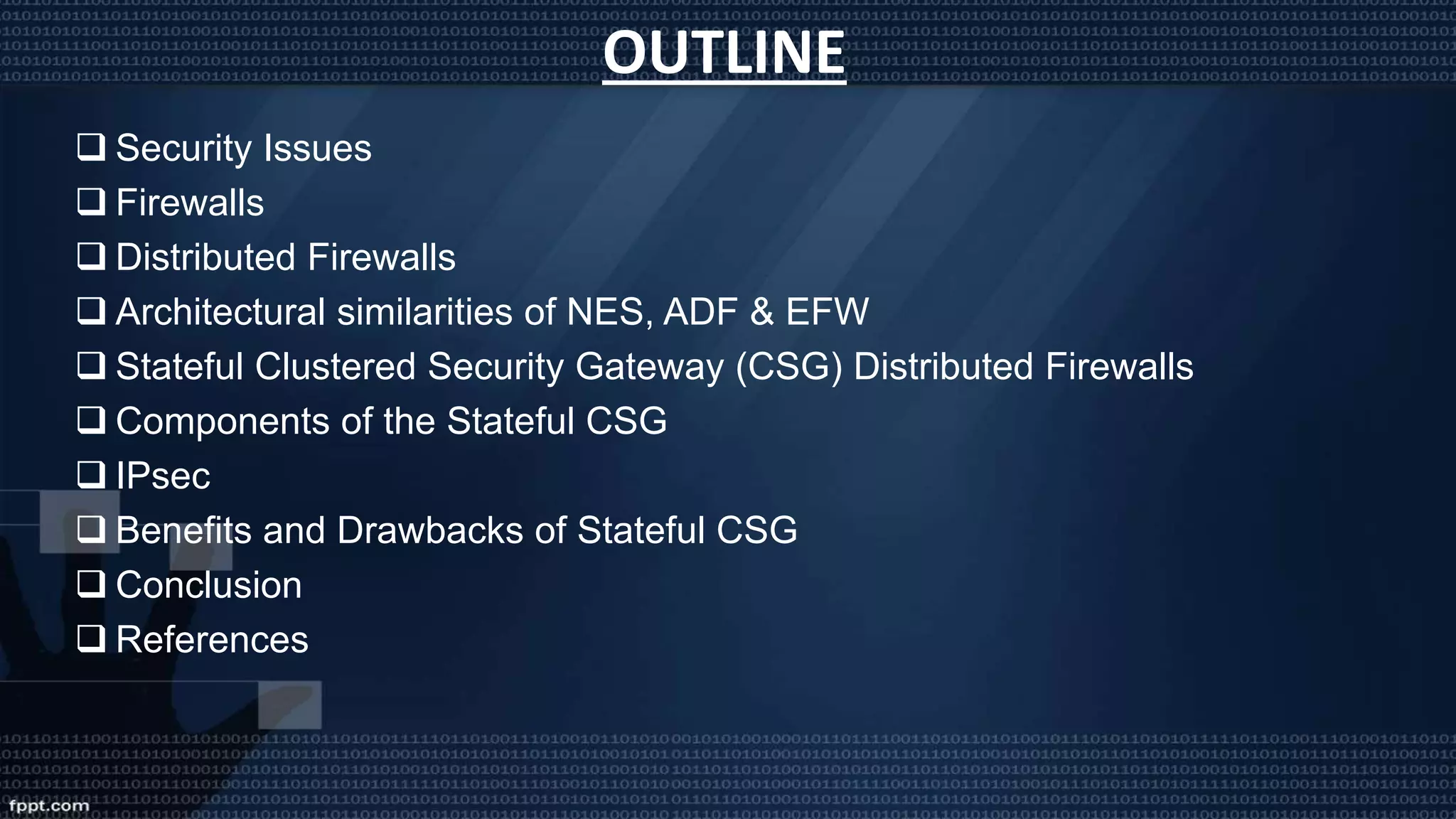 Using distributed firewalls in securing LANs | PPTX
