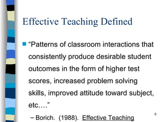 Using effective teaching techniques | PPT