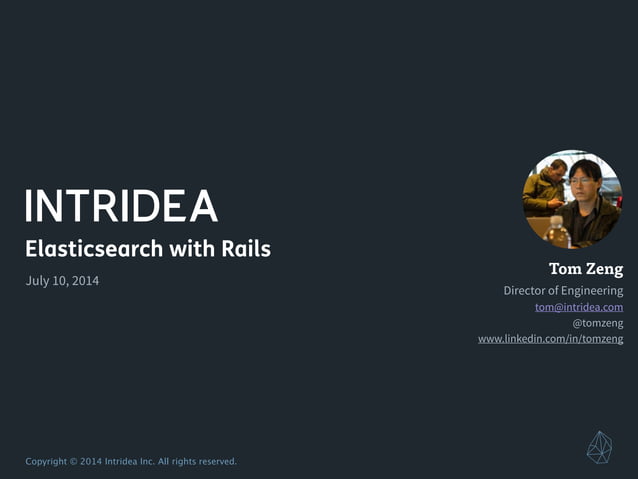Using elasticsearch with rails | PPT
