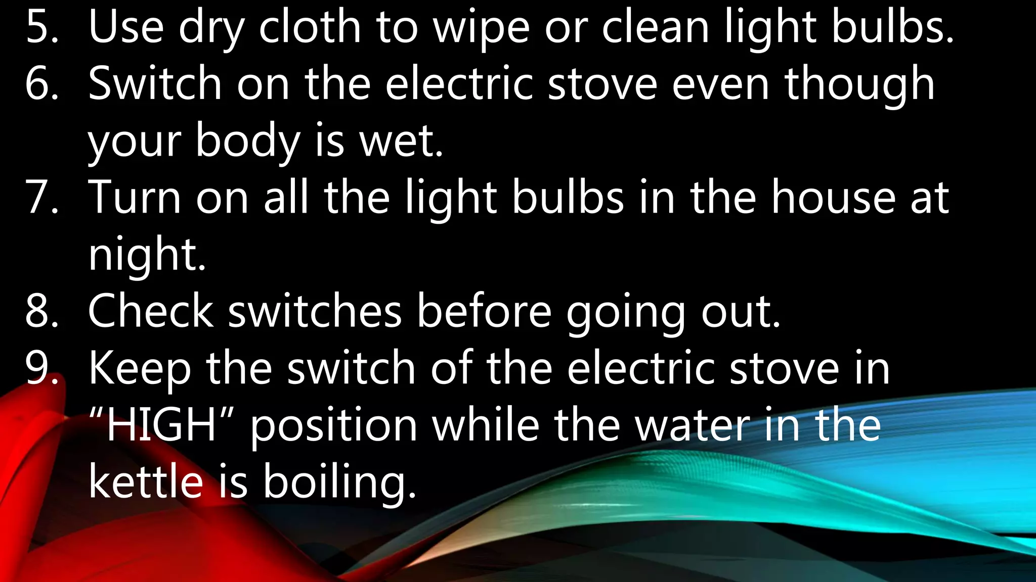 Using Electricity Properly | PPTX