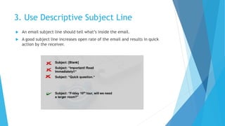 How to use Email Effectively at workplace | PDF
