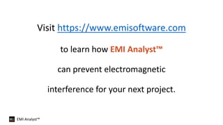 Using EMI Analyst™ to Perform Method CS114 Analyses for MIL-STD-461 | PPTX
