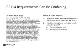 Using EMI Analyst™ to Perform Method CS114 Analyses for MIL-STD-461 | PPTX