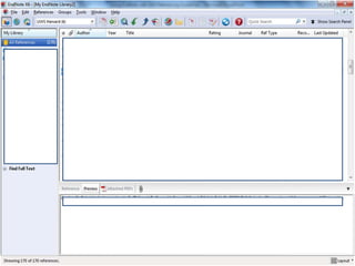 Using Endnote with UWS Referencing Guidelines - Margo Stewart (Subject ...