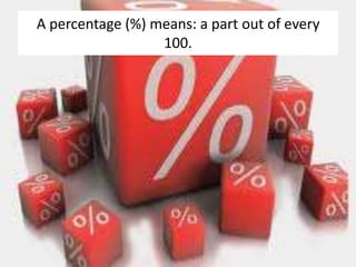 Working Out Percentages Using Equivalent Fractions | PPT