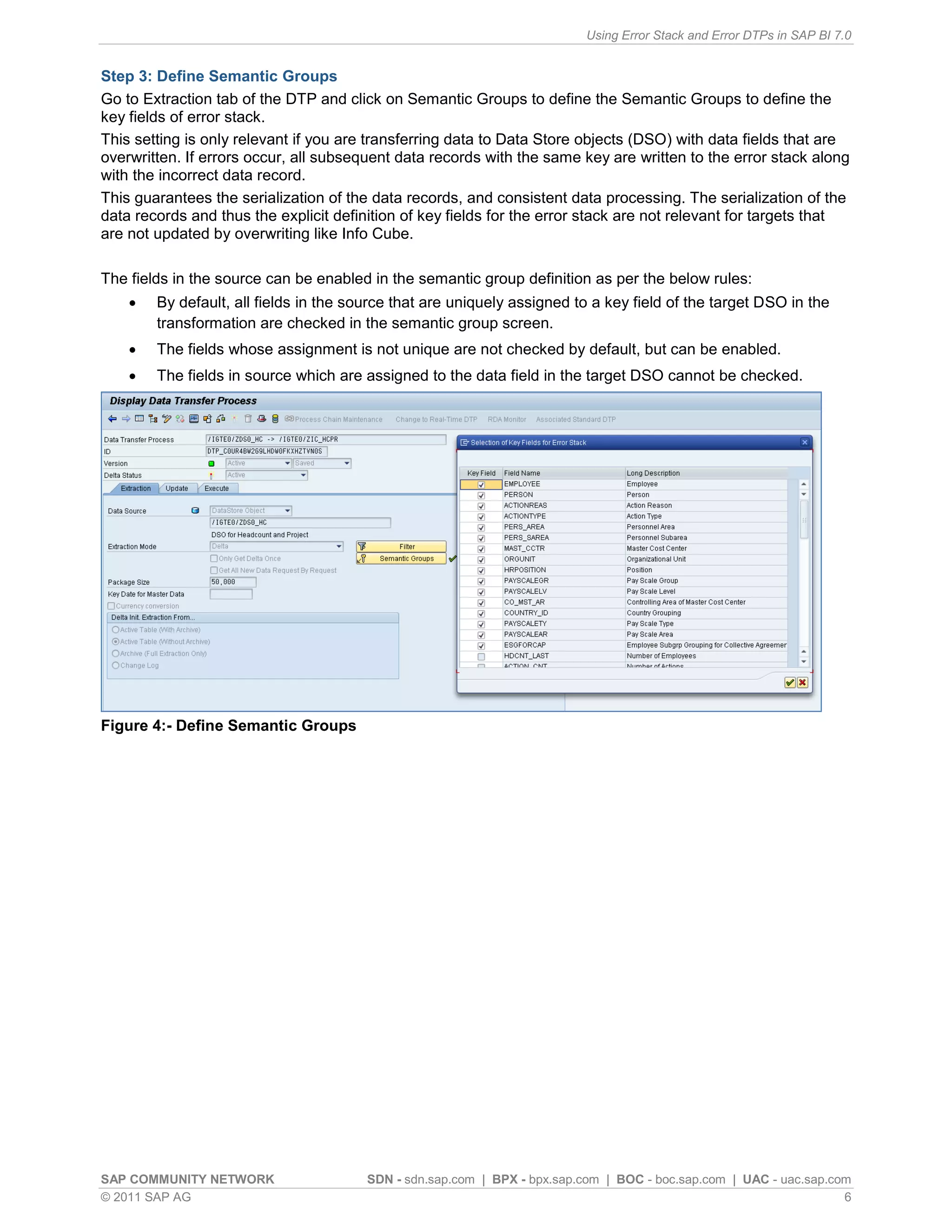 Using Error Stack And Error Dt Ps In Sap Bi 70 Pdf Databases