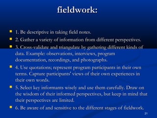 Using ethnographic methodology in theological research (2) | PPT