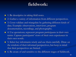 Using ethnographic methodology in theological research (2) | PPT