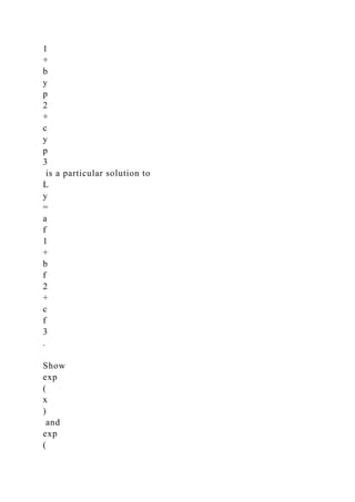 Using Eulers formula, exp(ix)=cos(x)+isin.docx