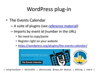 Using eventbrite to manage your event registration | PPT