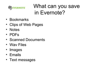 Using Evernote | PPT