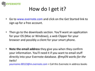 Using Evernote | PPT