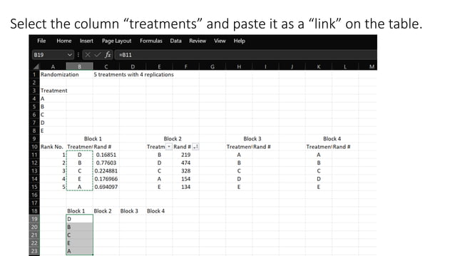 Using Excel For Randomization 1 Ppt