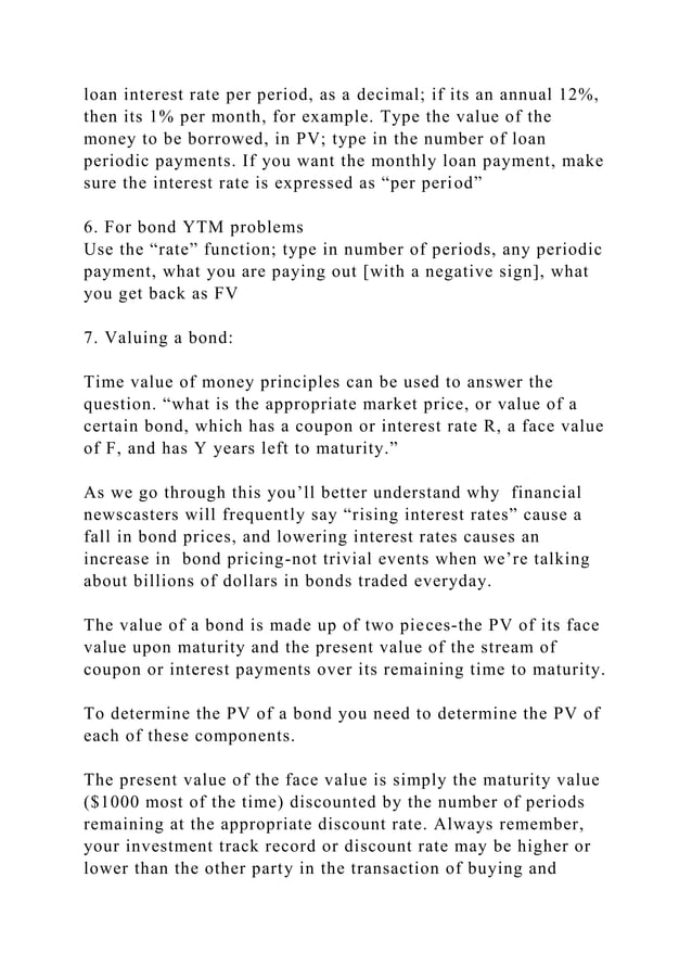 Using Excel for TVM calculations REV2There are 4 methods to d.docx