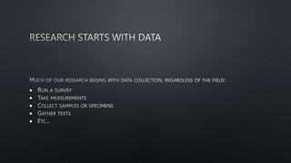 Using Existing Research Datasets | PPT