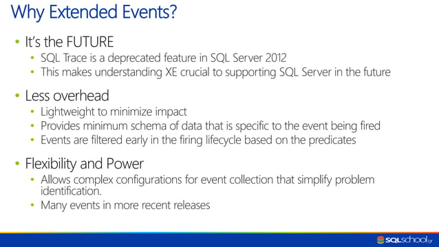 Using extended events for troubleshooting sql server | PPT