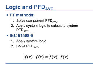 Using fault trees to analyze Safety Instrumented Systems | PPTX