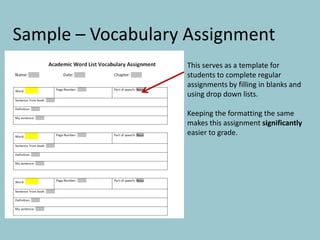 Using fillable forms | PPTX