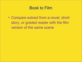 Using Film in the EFL Classroom | PPT