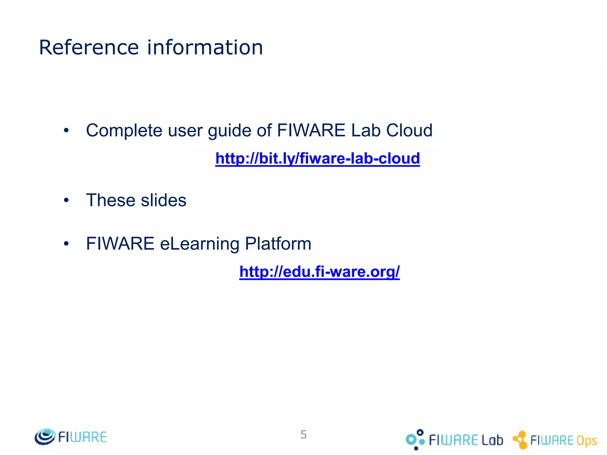 Using fiware lab cloud | PPT