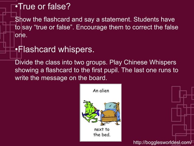 Using flashcards | PPT