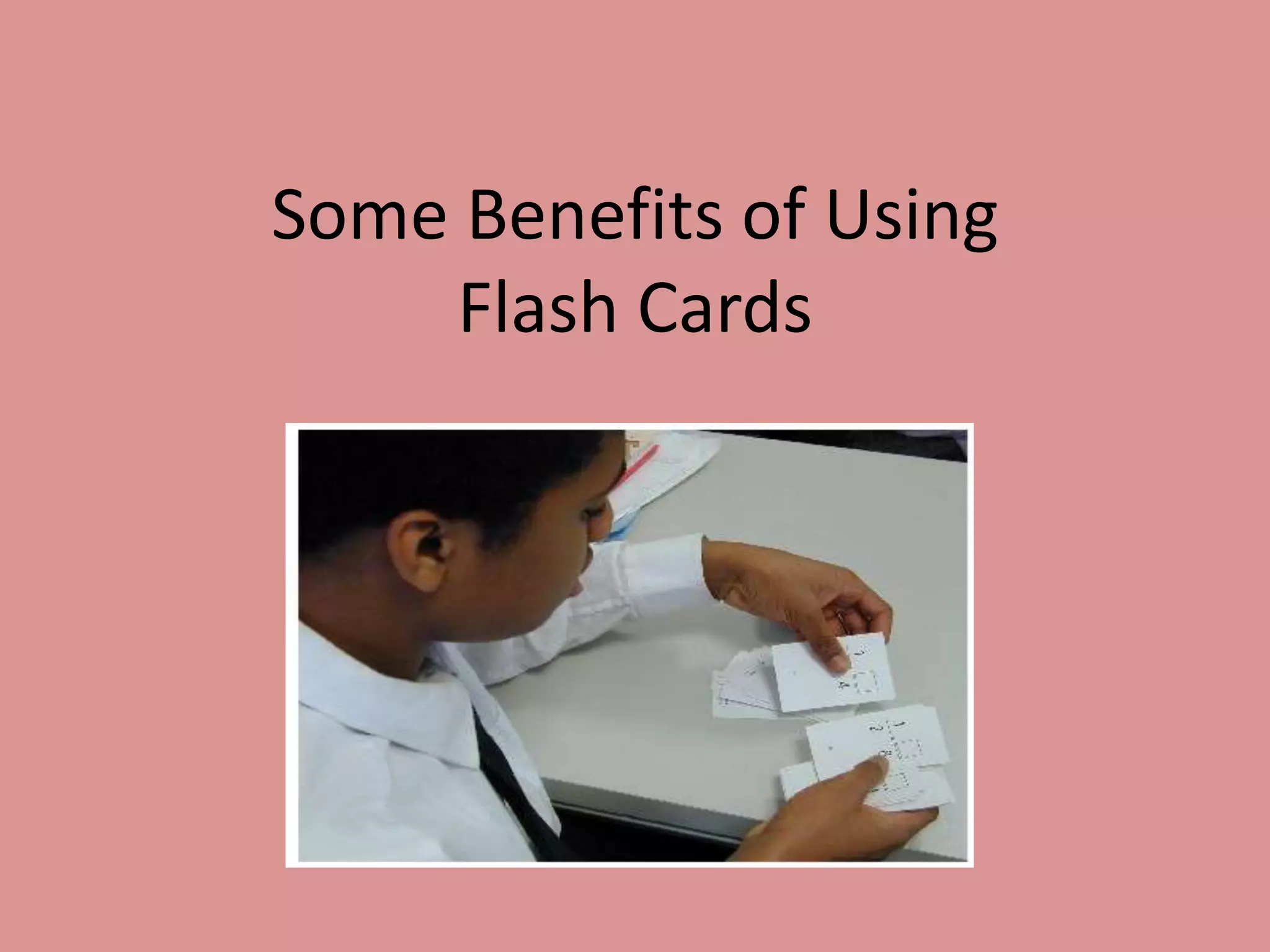 Power Point presentation on Flash cards for Classroom technology | PPTX