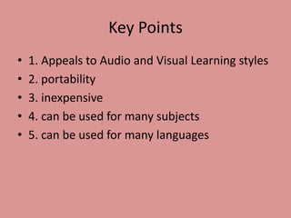 Power Point presentation on Flash cards for Classroom technology | PPT