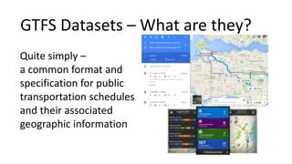 Using FME and GTFS datasets to run TransitDatabase.com