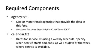 Using FME and GTFS datasets to run TransitDatabase.com