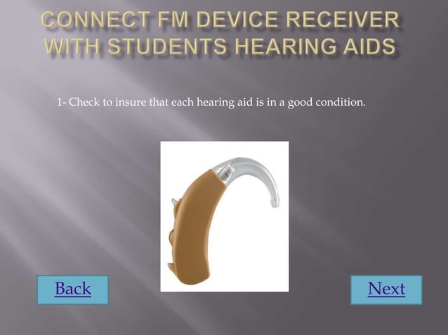 Using FM System Device for Teaching Hearing Impaired | PPT