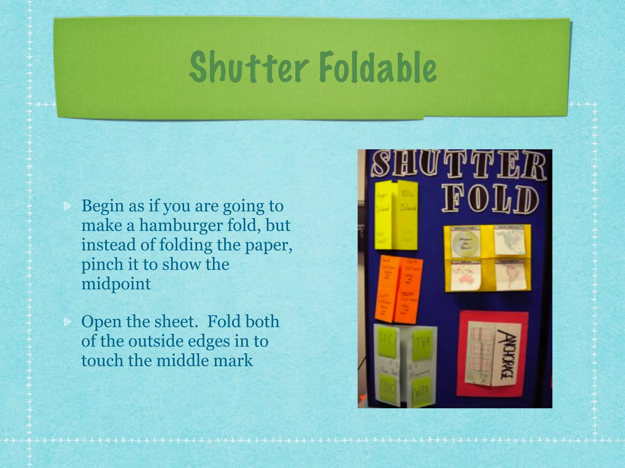 Using foldables in the college classroom | PDF