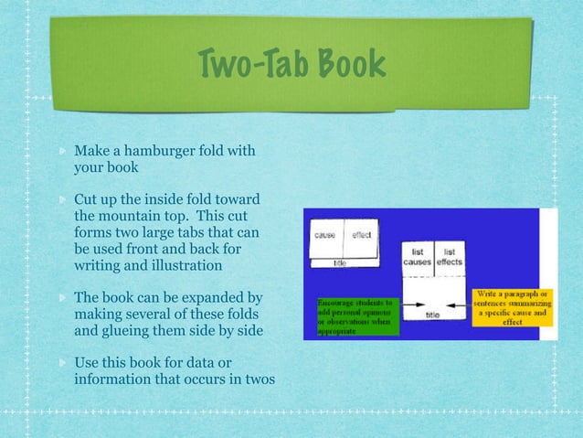Using foldables in the college classroom | PPT
