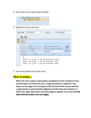 Using folder options for page protection | DOCX