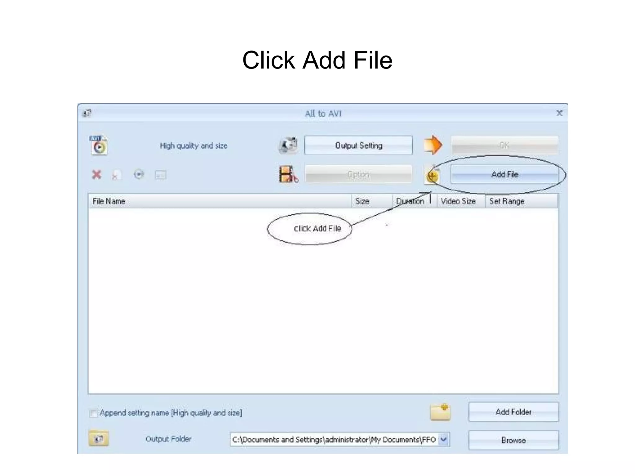Using format factory to change format | PPT