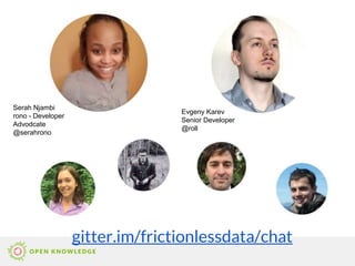 Using frictionless data to improve data quality - Jo Barratt | PPTX