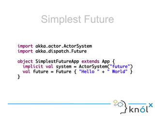 Using Akka Futures | PDF